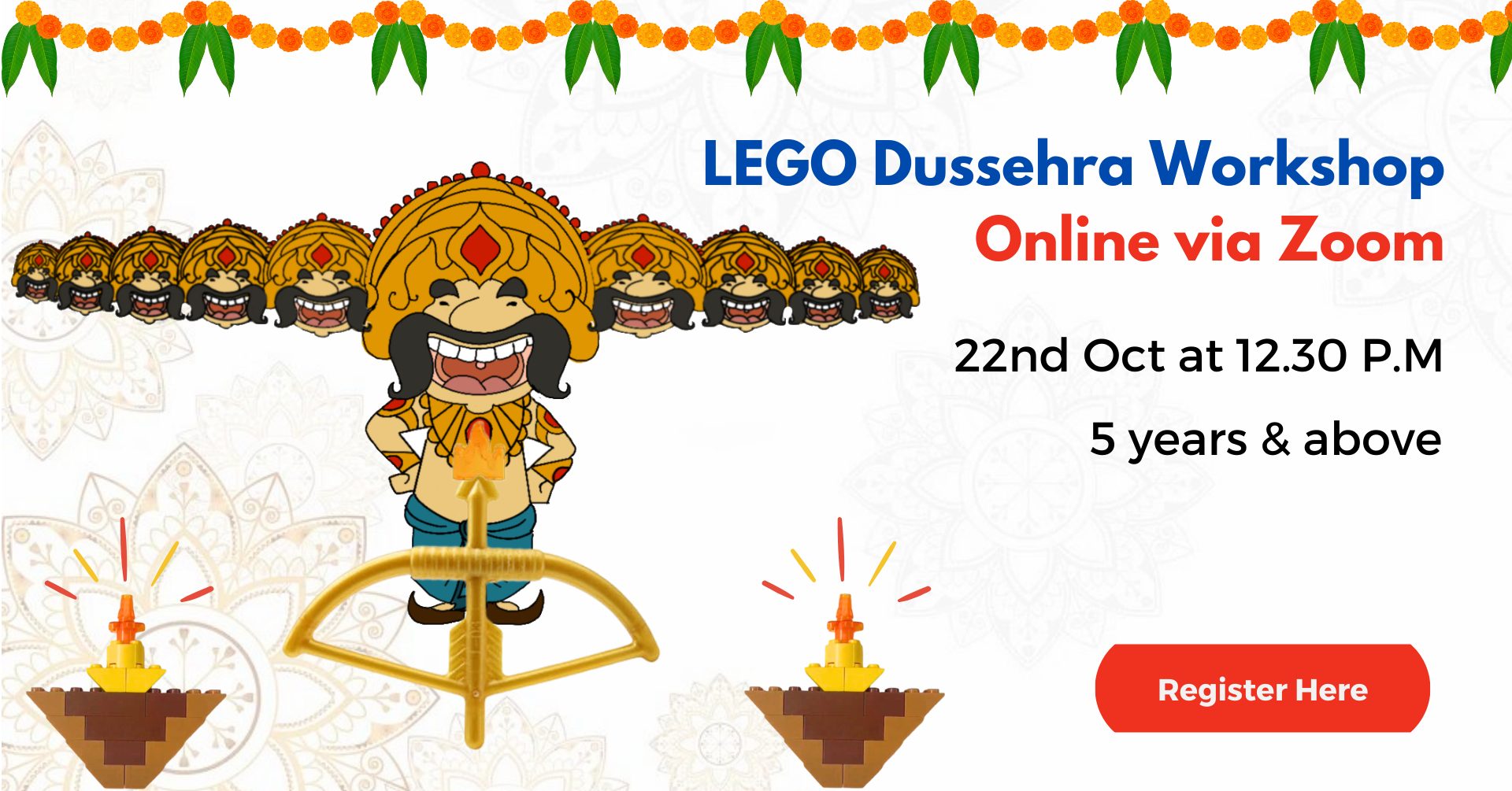 LEGO® Dussehra Workshop (Online) - Sunday Bricks - Workshops with LEGO ...