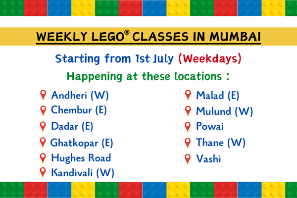 Weekly LEGO classes in Mumbai - Sunday Bricks - Workshops with LEGO® in ...