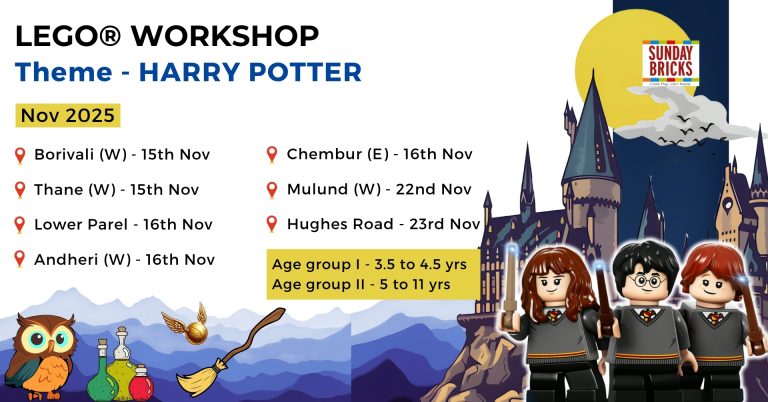 LEGO Harry Potter Workshop - Mumbai - Sunday Bricks - Workshops with ...